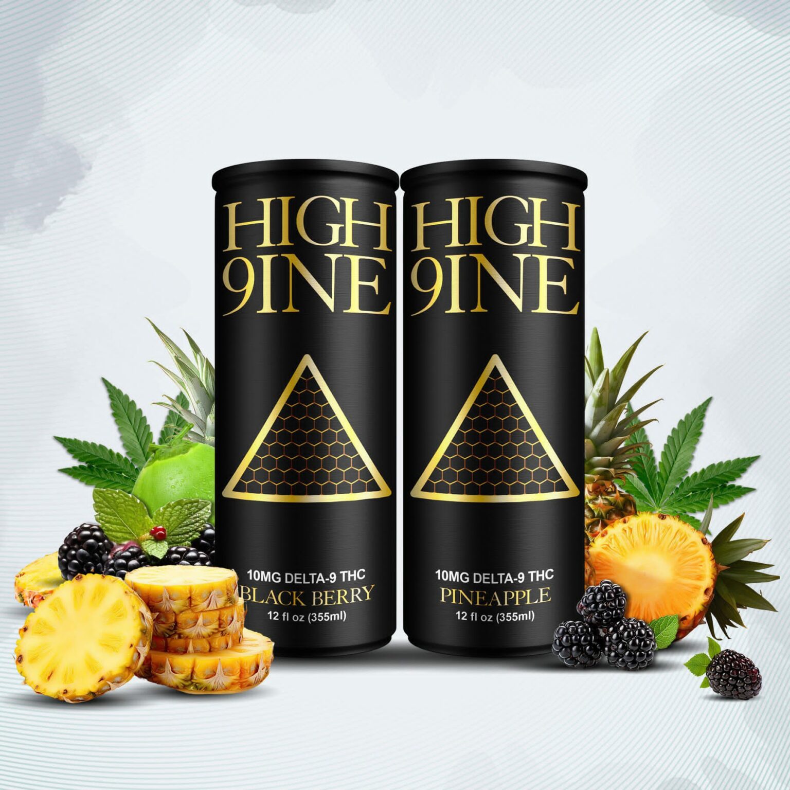 HIGH 9INE D9 SELTZER 4 PACK SAMPLE - Bee Delightful